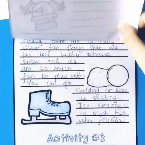 December Flip Books | December Writing Center Dear Santa Writing Craft