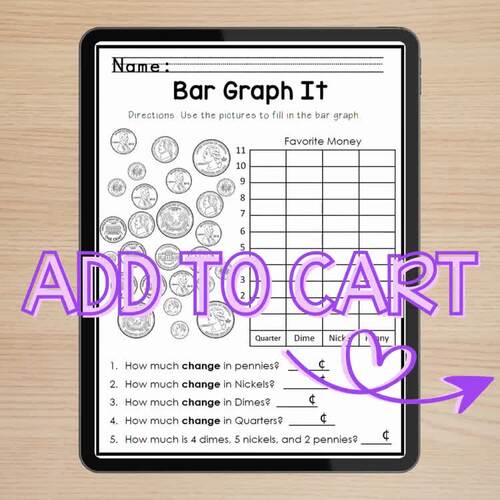 1st Grade Money Worksheets | Counting Coins Activities & Printables