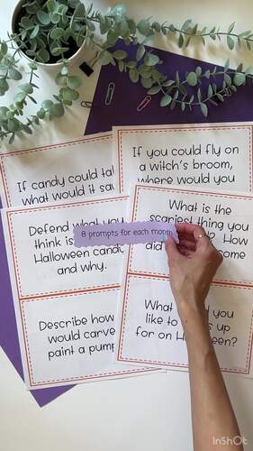 Journal Writing Prompts, Year Long, W 2.1 by BXC Creations | TPT