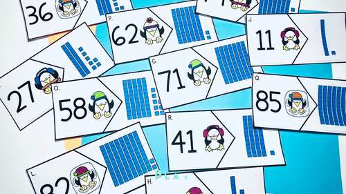 Place Value Math Center | Place Value Penguins by Picked For Primary