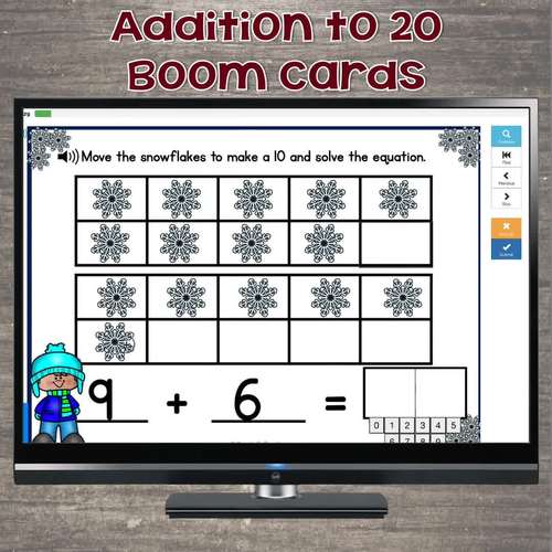 Addition to 20|Boom Cards by Simply B Teaching | TPT