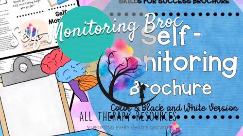 SELF-MONITORING BROCHURE I Social Emotional Learning & Executive ...