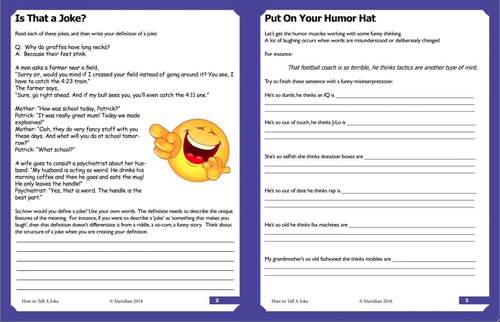 How to Tell a Joke by Meridian | TPT