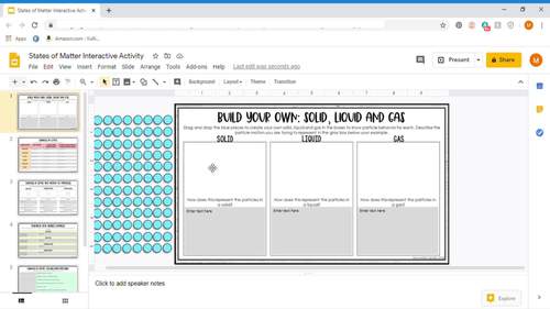 Changes in States of Matter Activtities - Digital Google Slides™ and Print