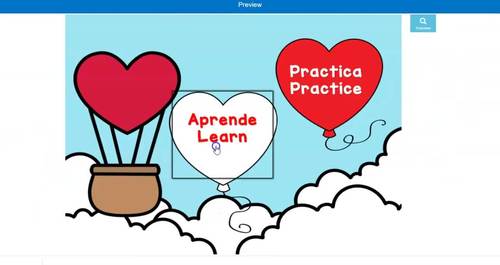 Valentine's vocabulary in Spanish - Vocabulario de San Valentín | TPT