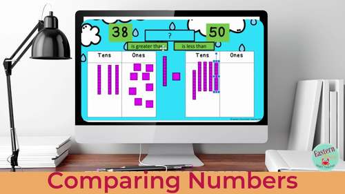 Compare Numbers 1st Grade by Eastern Shore Math Teacher | TPT