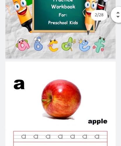 Alphabet Small Letters Practice Workbook by Kiran Educations | TPT