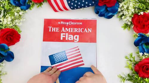 2nd Grade USA American Flag Nonfiction Reading Lesson RI.2.1 Ask Answer ...