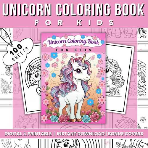 Unicorn Coloring Pages | Fun & Magical Activity for Kids, Coloring Pages