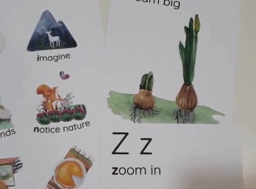 ABCs of Life for Kids Poster and Flashcards, Alphabet Flashcards ...