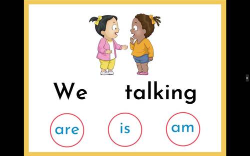 Linking Verbs (am, is, are). Printable & Digital Task cards - PDF ...
