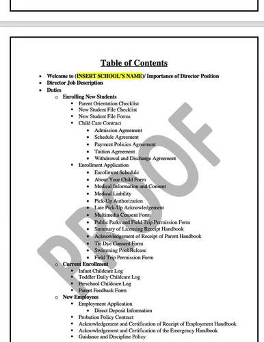 Director Manual with Resources by Admin 4 You | TPT