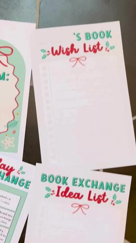 Holiday Book Exchange | Classroom Secret Santa | Student Book Exchange Gift