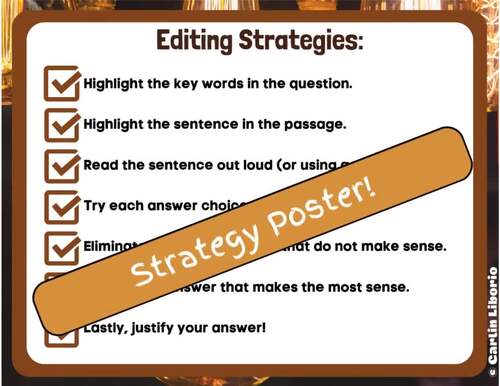 5th Grade EDITING Set #2 STAAR Practice integrated with Science TEKS