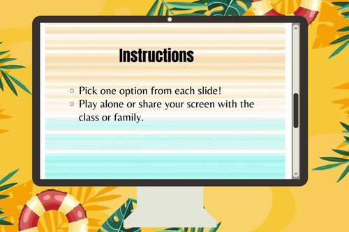 This or That :Summer Edition | Interactive DigitalGame for Google ...