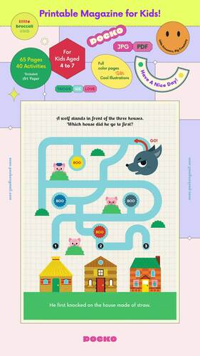 The Three Little Pigs Activity Book by POCKO | TPT