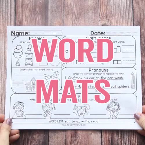 Word Work Activities for February - Valentine’s Day Literacy Center ...