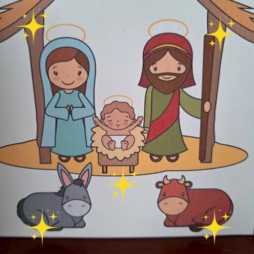 Nativity Scene Craft – Christmas Nativity Diorama - Holy Family Activity