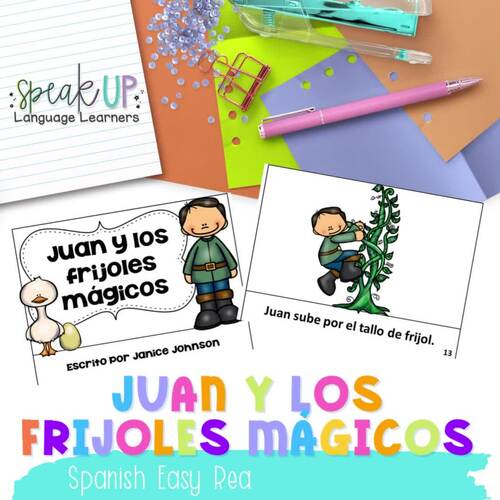 Juan y los frijoles mágicos Spanish Fairy Tale Reader Easy Beginning ...