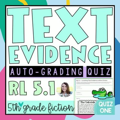 Fifth Grade Reading Comprehension | Google Forms Assessments | Fiction ...