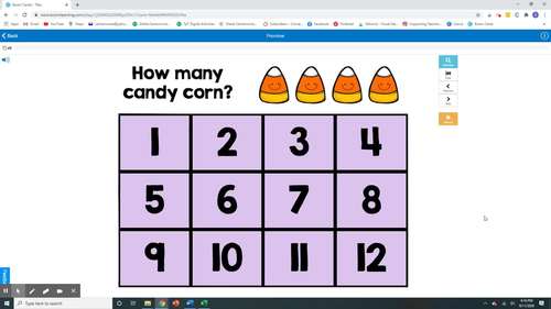 Halloween Counting Up to 12 Boom Cards with Uncover the Picture | TPT