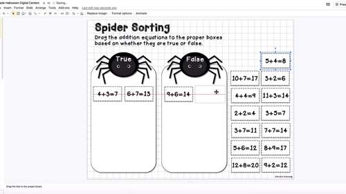Halloween Math Activities 2nd Grade Google Slides by Kristin Kennedy