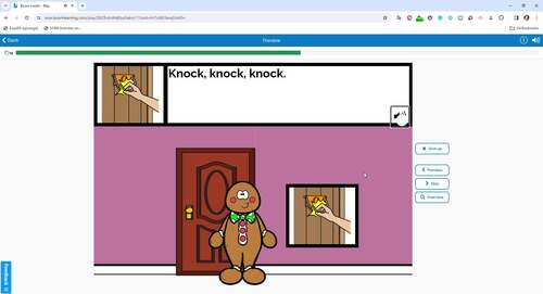 Who's at the Gingerbread Boy's Door? by Creative Speech Language Resources