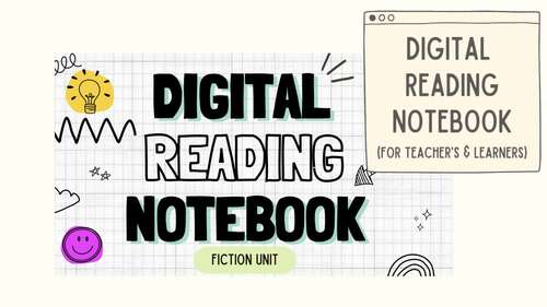 Fictional Study Unit - Digital Reader's Notebook by Let's Taco Bout ...