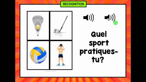 FRENCH SPORTS BOOM CARDS BUNDLE ⭐ French Hobbies Boom Cards ⭐ French ...