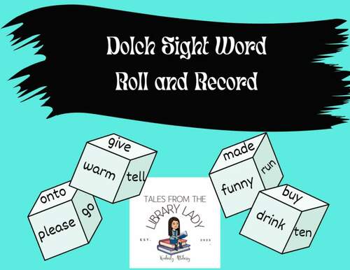 Dolch Sight Words Roll and Record Literacy Center | TPT