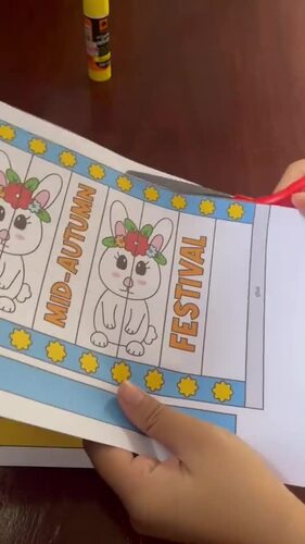 Mid-Autumn Festival Rabbit Lantern Craft Printables Classroom Paper ...