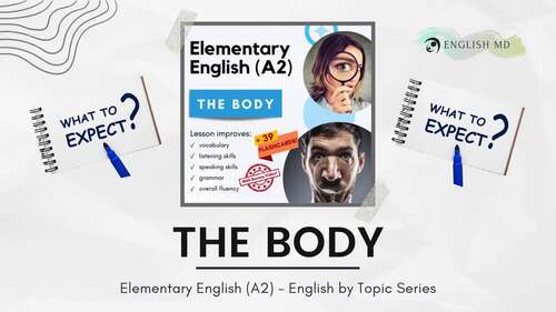 The Body | Body Parts & Movements | Elementary ESL for Teens & Adults (A2)