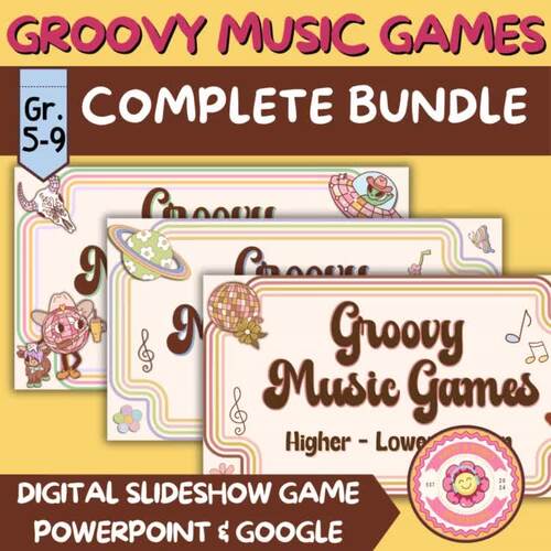 Music Games Bundle for Middle School Groovy Trivia Review Activities ...