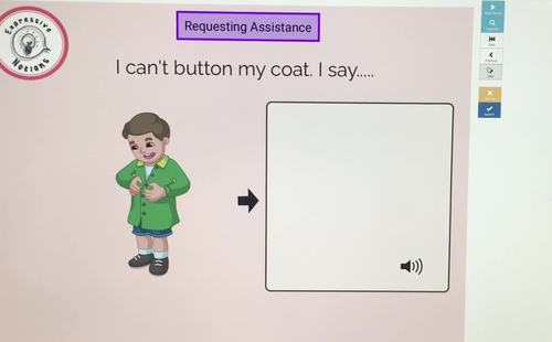 Early Language Boom Cards: "Help" (Requesting Assistance) by Expressive ...