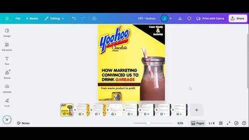 SUB PLANS - Case Study: Yoohoo - Marketing products made from waste w ...