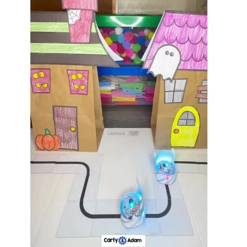 Ozobot Trick Or Treating Coding Lesson Plan Halloween STEM Activity