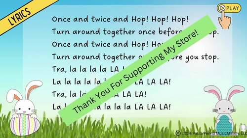 Spring Easter Body Percussion & Dance to "The Hopping Song" - Great for K-4
