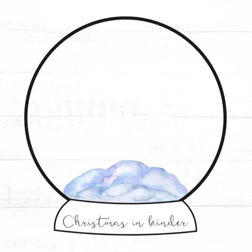 Trapped in a Snow Globe Template by Life in Kinderland | TPT