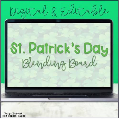 St. Patrick's Day Blending Board - Digital & Editable for Google Drive™