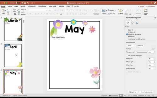 Editable Monthly Newsletter Templates - Full Year Perfect for Back to ...