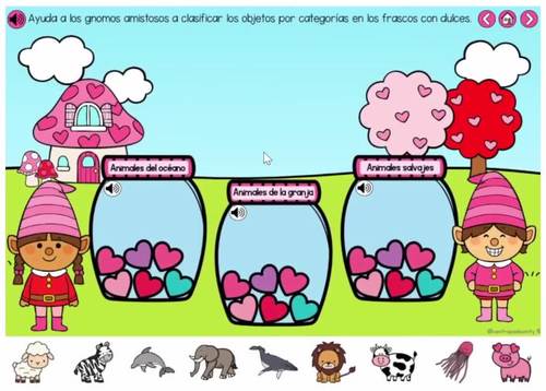 BOOM CARDS Practicamos el Lenguaje en San Valentín | TPT