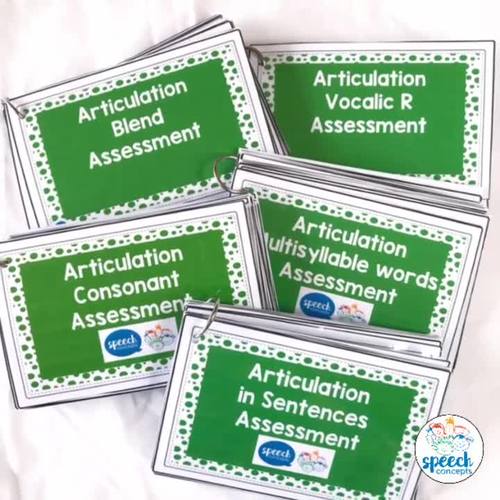 Complete Articulation Consonant Assessment by Speech Concepts | TPT