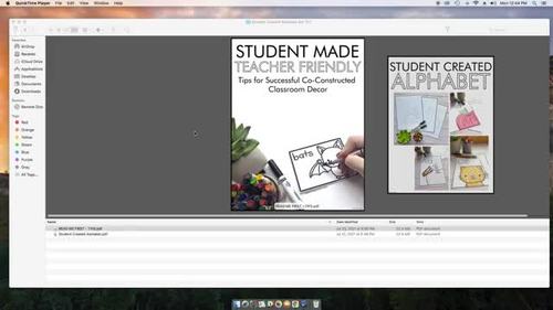 Student Created Alphabet Posters | Student Centered Classroom Decor