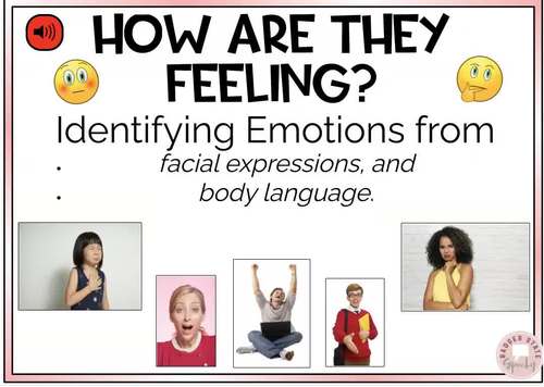 Identify Emotions Feelings BOOM Cards Digital Middle High School