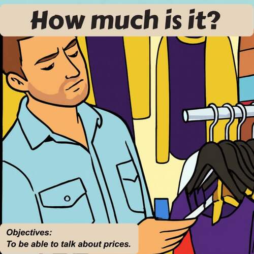 ESL Speaking & Grammar Activities: Talking About Prices, Cost, (PDF+PPT)