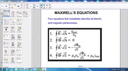 AP PHYSICS C - MAXWELL'S EQUATIONS - NOTES & SOLVED EXAMPLES | TpT