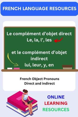 French Direct and Indirect Object Pronouns - COD and COI | TPT