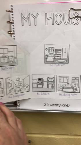 My House, activity pack for ESL cycle one by MariESL's Walls | TpT