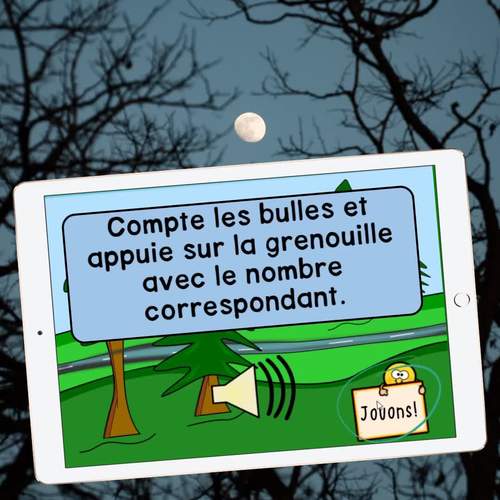 Cherche les nombres de 0 à 10 Paquet | Counting in French Boom cards bundle