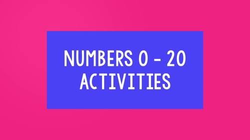 Number Writing and Number Sorts NO PREP Number Sense BUNDLE | Numbers to 20